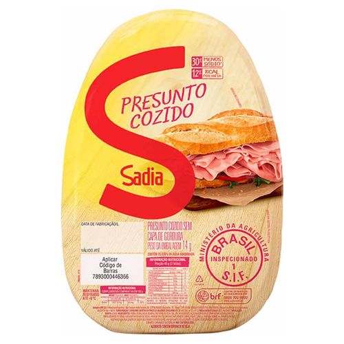 PRESUNTO PERU COZIDO SADIA PECA 1 UNIDADE 3500G - redemix