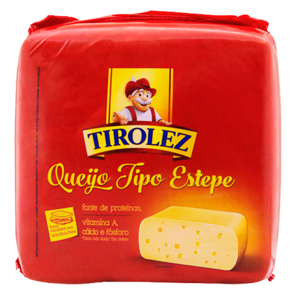 QUEIJO ESTEPE TIROLEZ PECA 1 UNIDADE 7000G - redemix