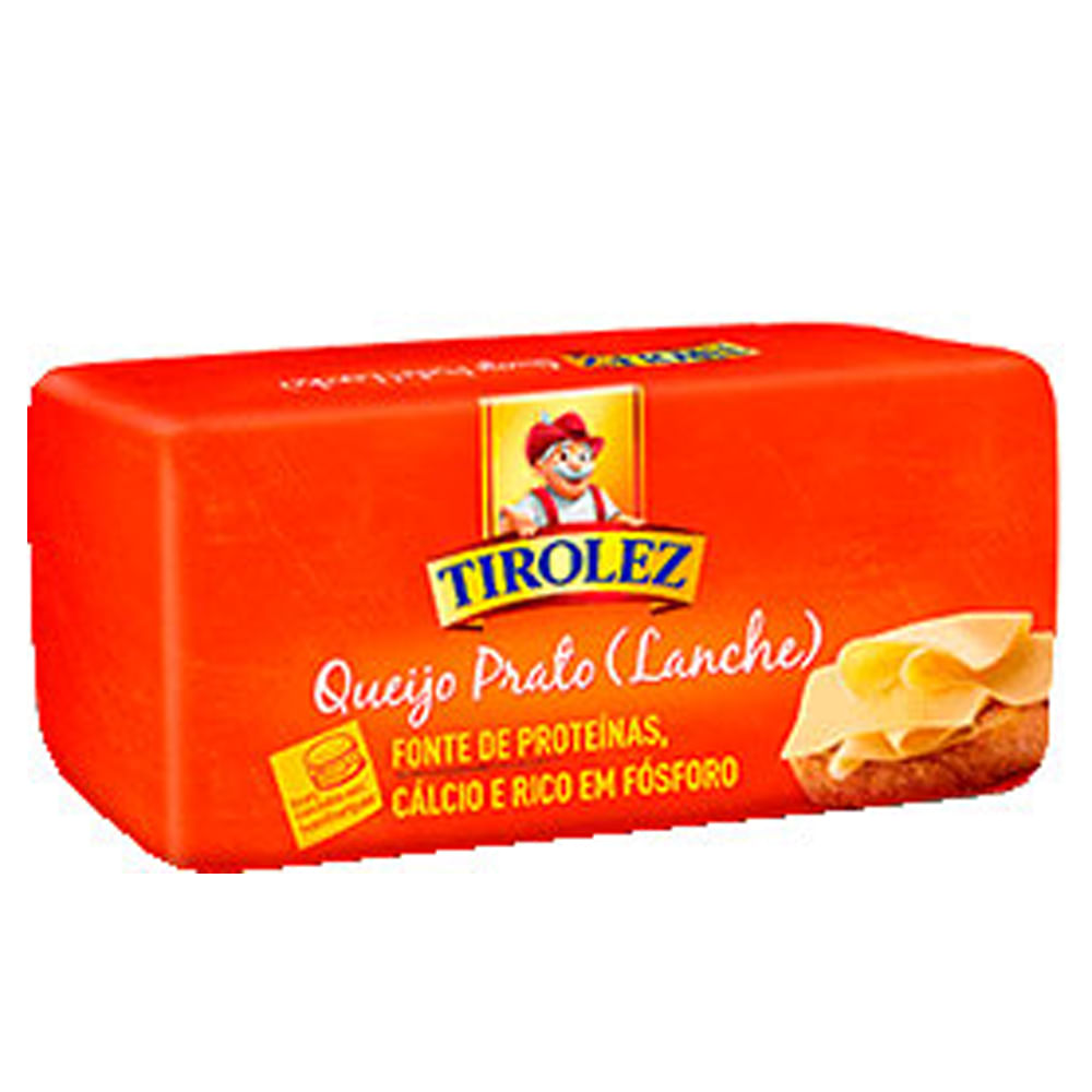 QUEIJO PRATO TIROLEZ MINI 1 UNIDADE 380G - redemix