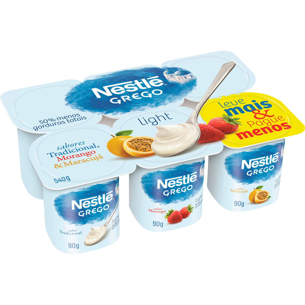 IOGURTE GREGO NESTLE LIGHT 540G - redemix