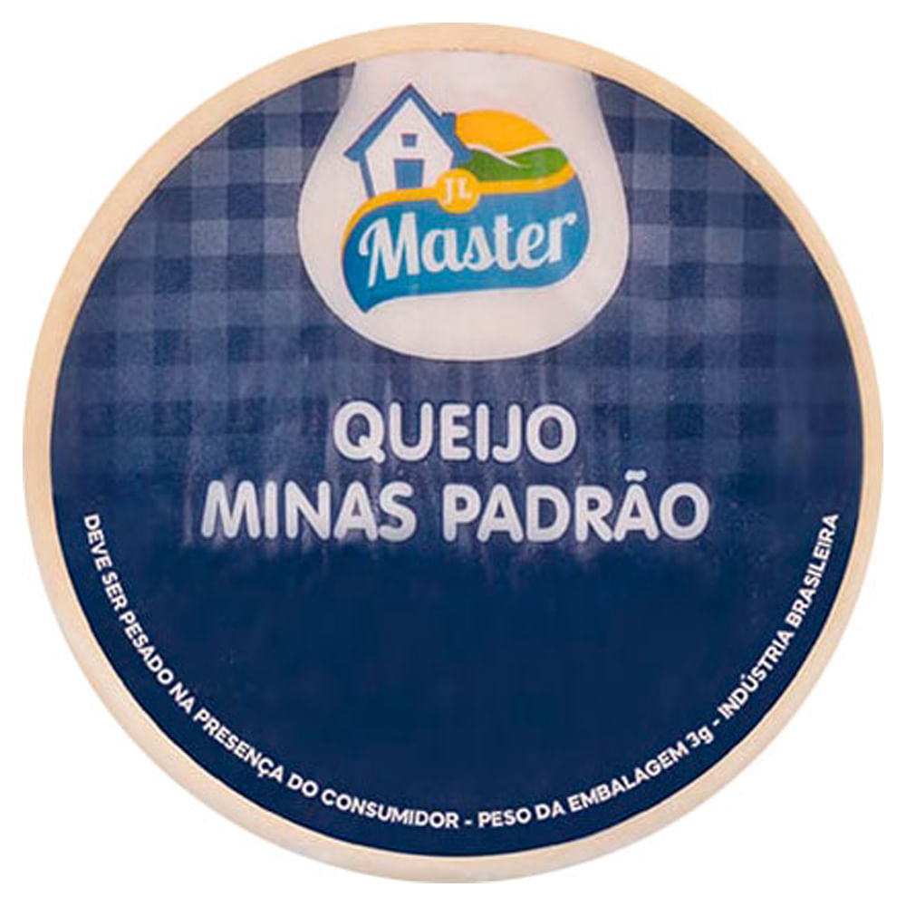 QUEIJO MINAS PADRAO JL MASTER 1 UNIDADE 400G - redemix