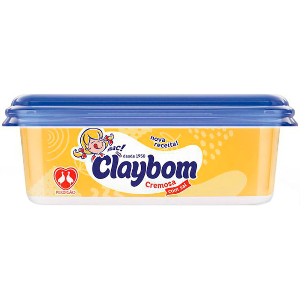 MARGARINA CLAYBOM CREMOSA COM SAL 250G - redemix
