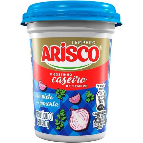 TEMPERO COMPLETO SEM PIMENTA ARISCO 300G - redemix