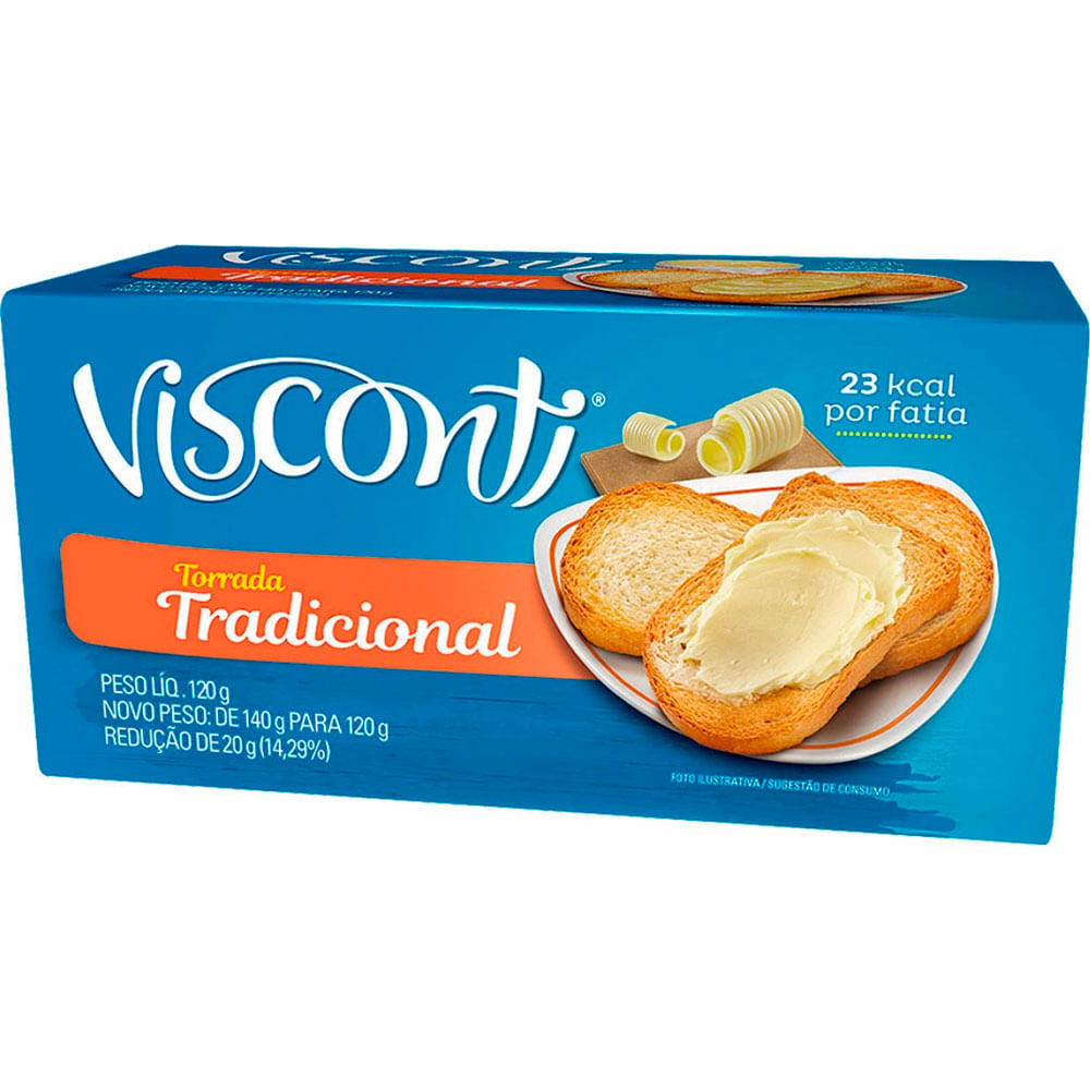 TORRADA TRADICIONAL VISCONTI 120G - redemix