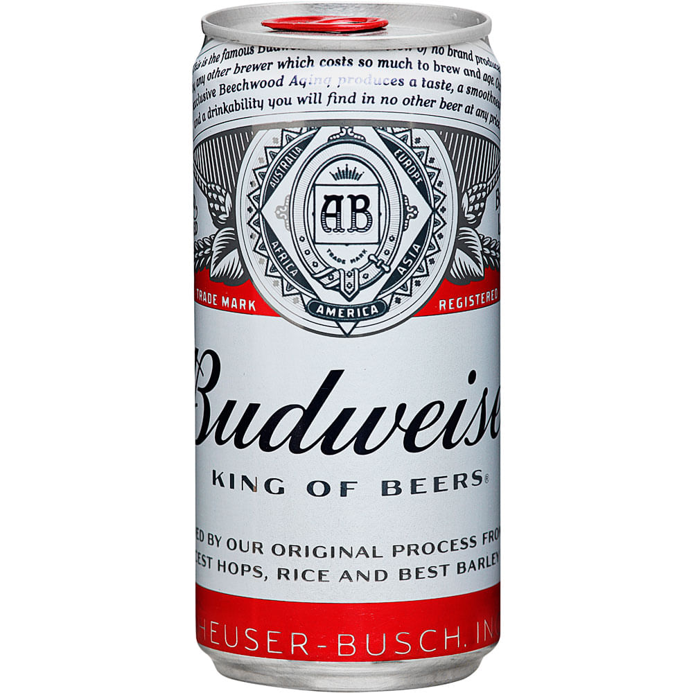 CERVEJA BUDWEISER LATA 269ML - redemix