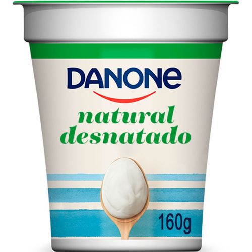 IOGURTE NATURAL DANONE DESNATADO 160G - redemix