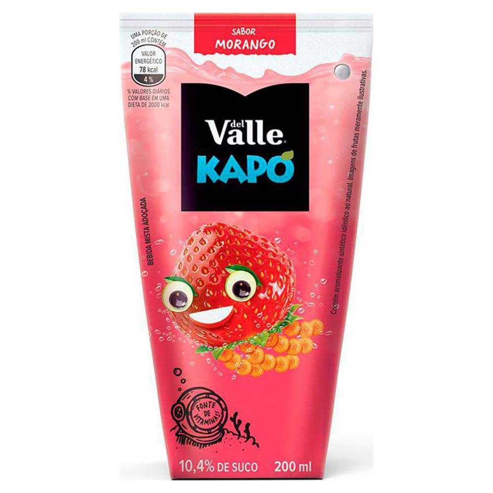 SUCO DEL VALLE KAPO MORANGO 200ML - redemix