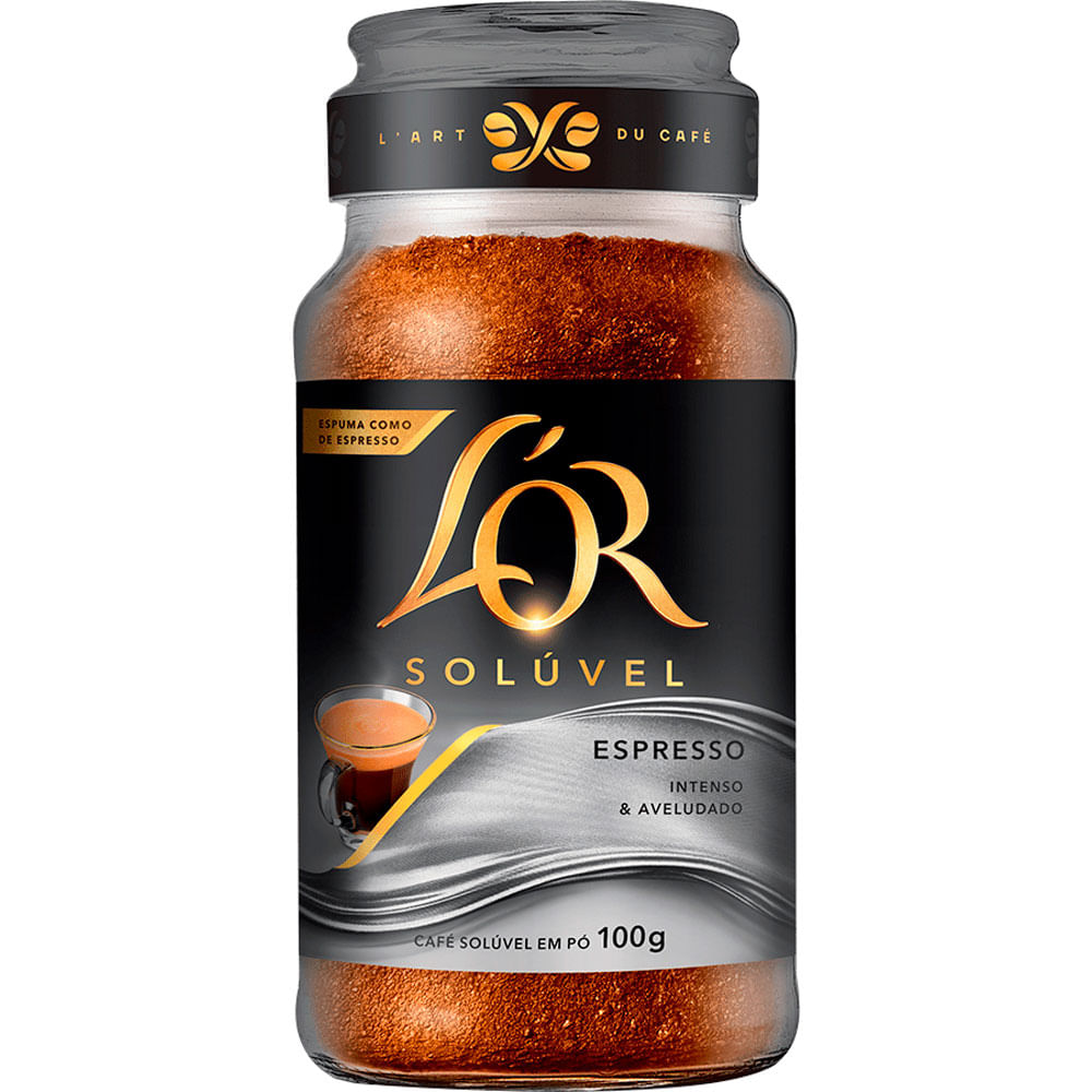 CAFÉ SOLÚVEL LOR ESPRESSO VIDRO 100G - redemix