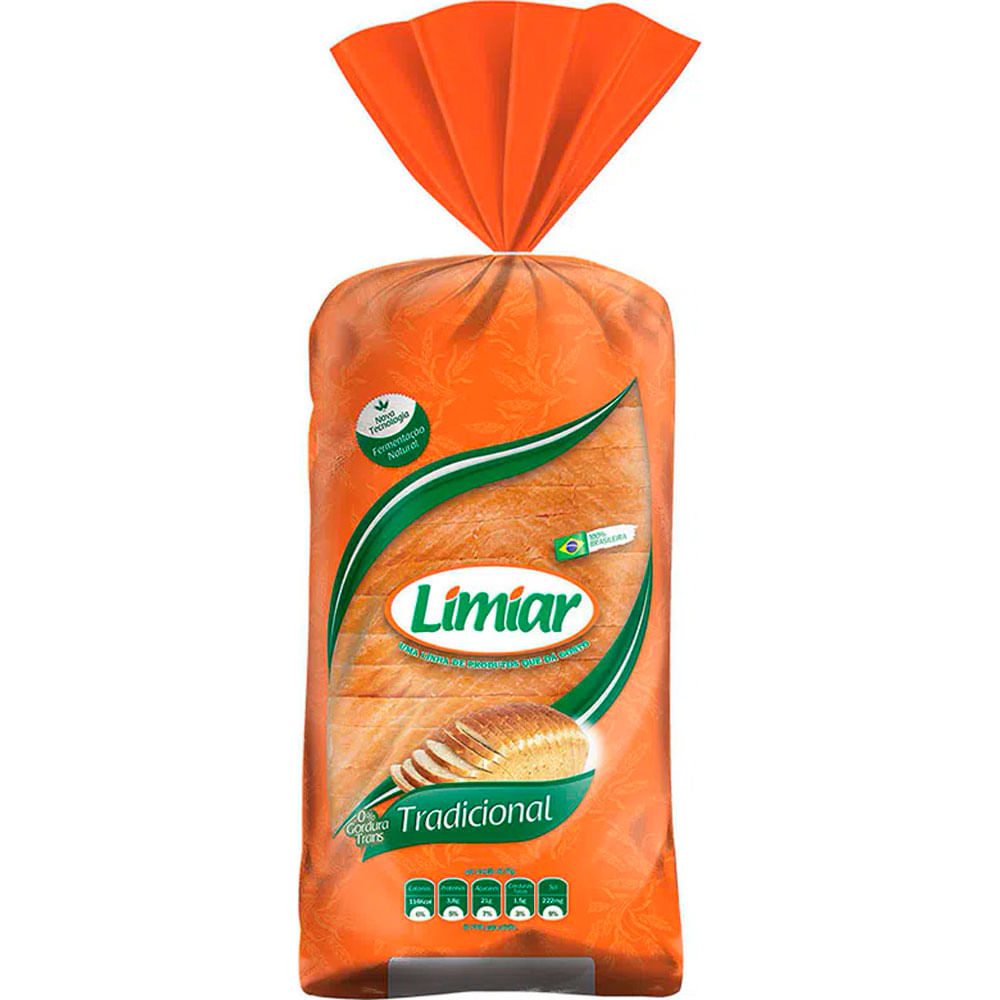 PÃO FORMA LIMIAR 500G - redemix