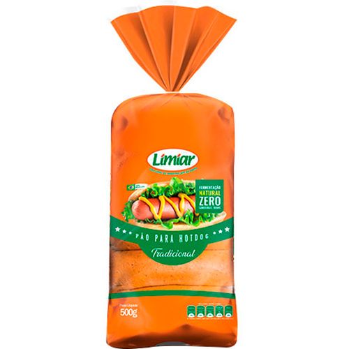 PÃO HOT DOG LIMIAR 600G - redemix