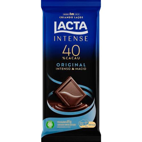 CHOCOLATE 40 LACTA INTENSE ORIGINAL 85G - redemix