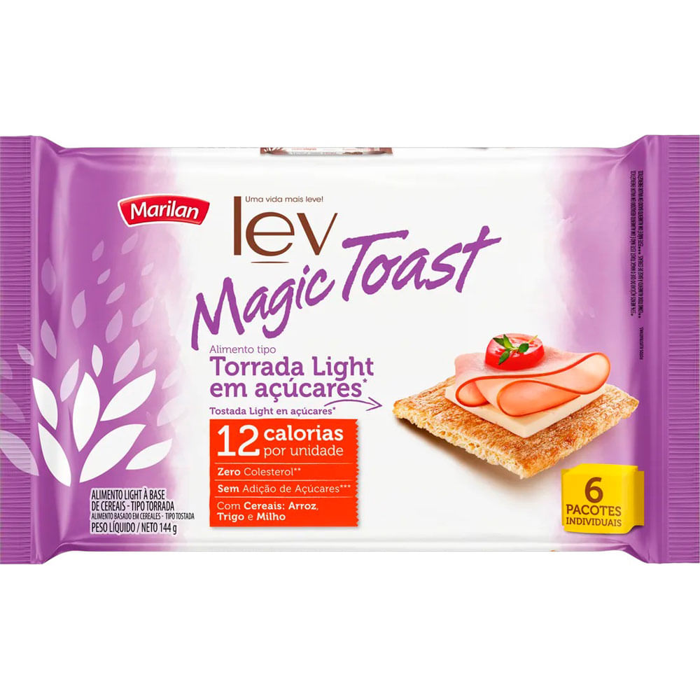 TORRADA LIGHT MAGIC TOAST 144G - redemix