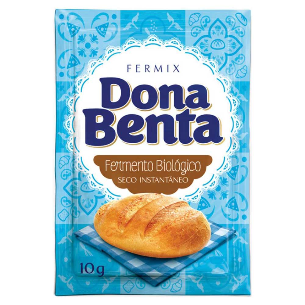 FERMENTO BIOLÓGICO SECO INSTANTÂNEO FERMIX DONA BENTA 10G - redemix