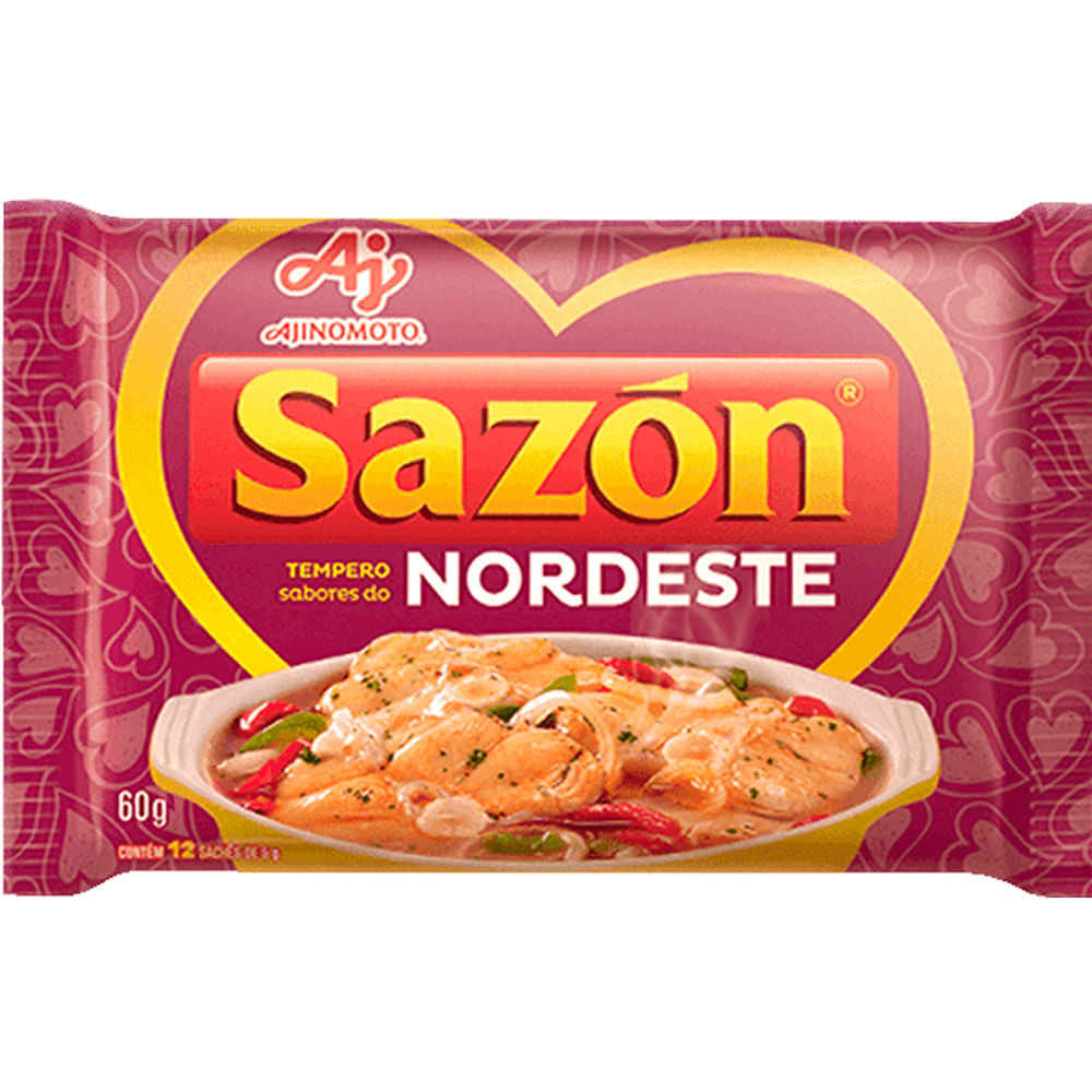 TEMPERO SAZON SABORES DO NORDESTE 60G - redemix