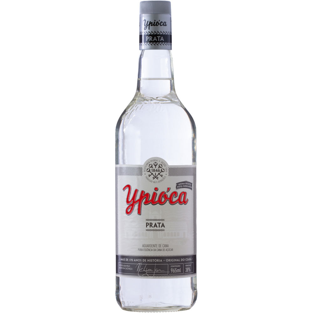 CACHAÇA YPIOCA CG PRATA 965ML - redemix