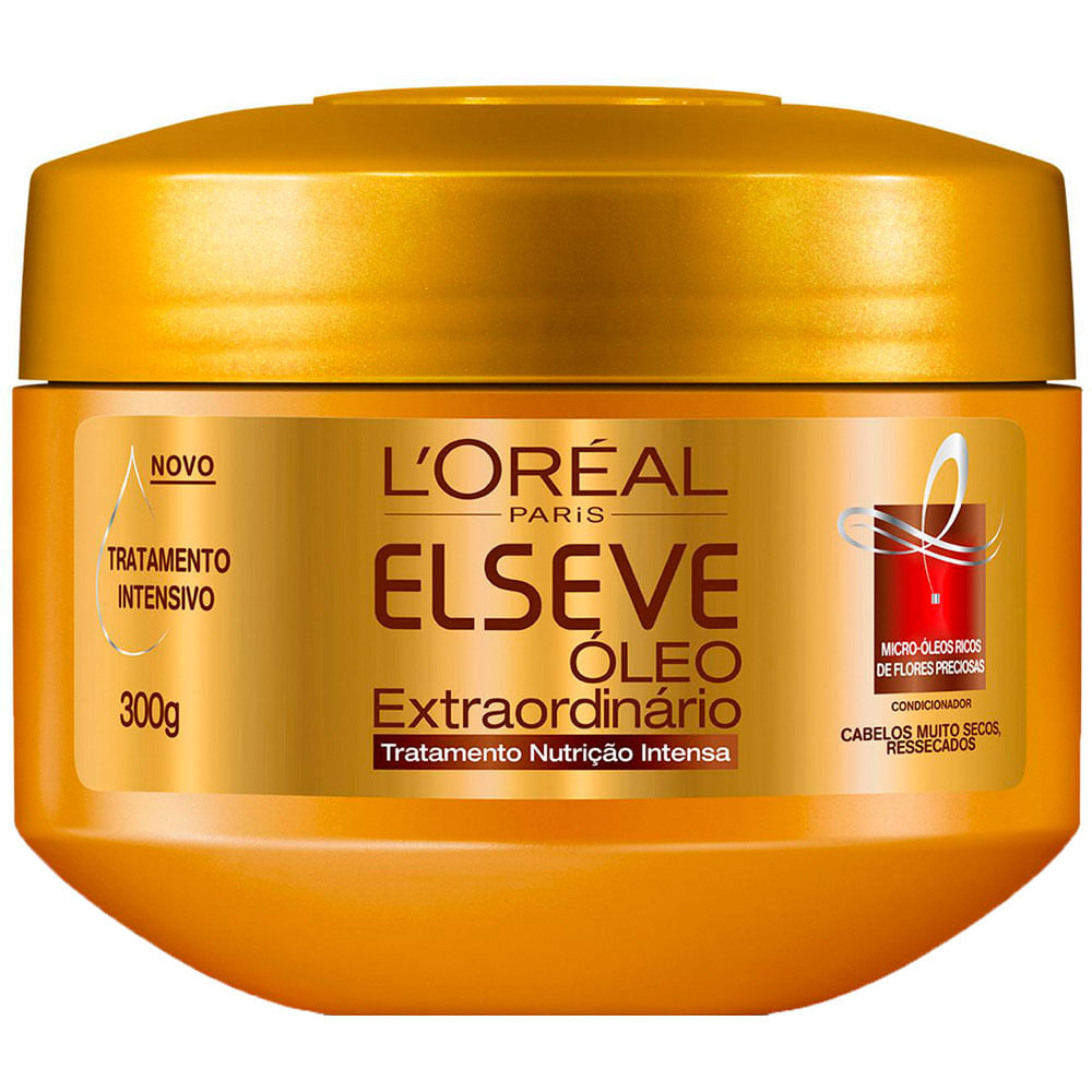 CREME DE TRATAMENTO ELSEVE ÓLEO EXTRAORDINÁRIO NUTRIÇÃO INTENSA 300G ...