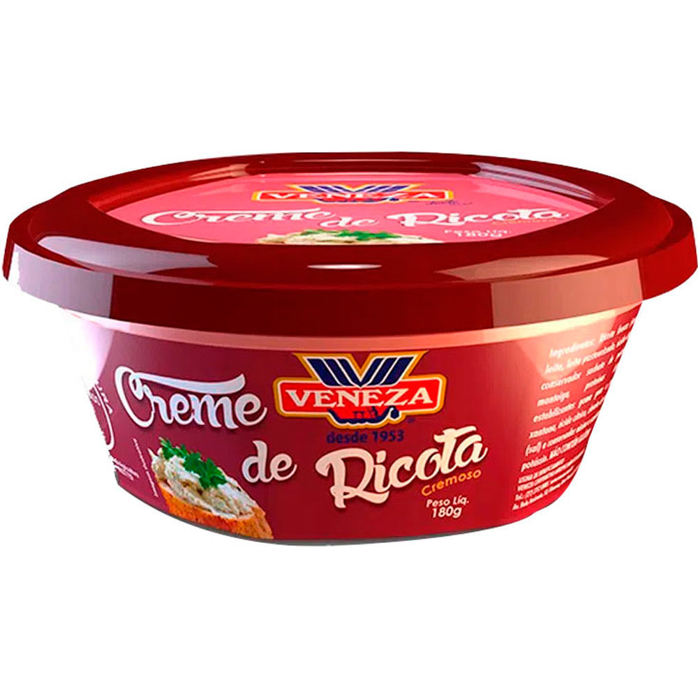 CREME RICOTA VENEZA TRADICIONAL 180G - redemix