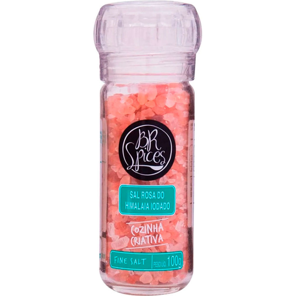 SAL ROSA DO HIMALAIA COM MOEDOR BR SPICES 100G - redemix