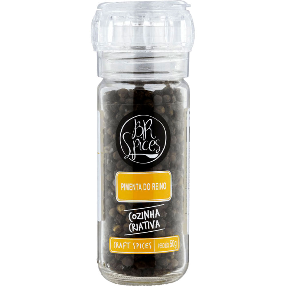 PIMENTA DO REINO COM MOEDOR BR SPICES 50G - redemix