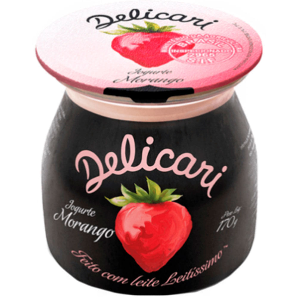 IOGURTE DELICARI MORANGO 170G - redemix