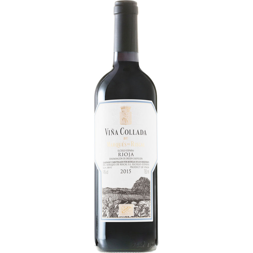 VINHO TINTO ESPANHOL MARQUES DE RISCAL VINA COLLADA 750ML - redemix