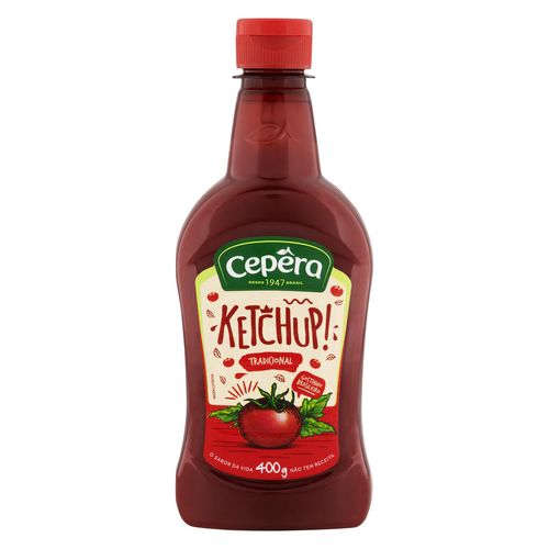 KETCHUP CEPERA TRADICIONAL 400G - redemix