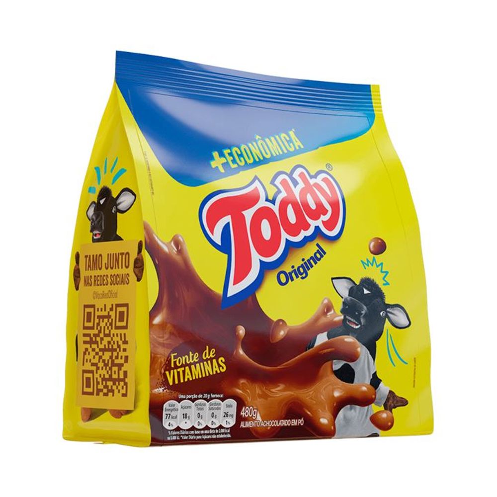 ACHOCOLATADO EM PÓ TODDY ORIGINAL 480G - redemix