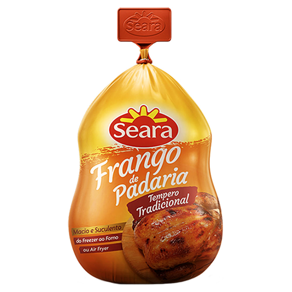 FRANGO SEARA PADARIA TRADICIONAL ASSADO 1 UNIDADE 2200G - redemix