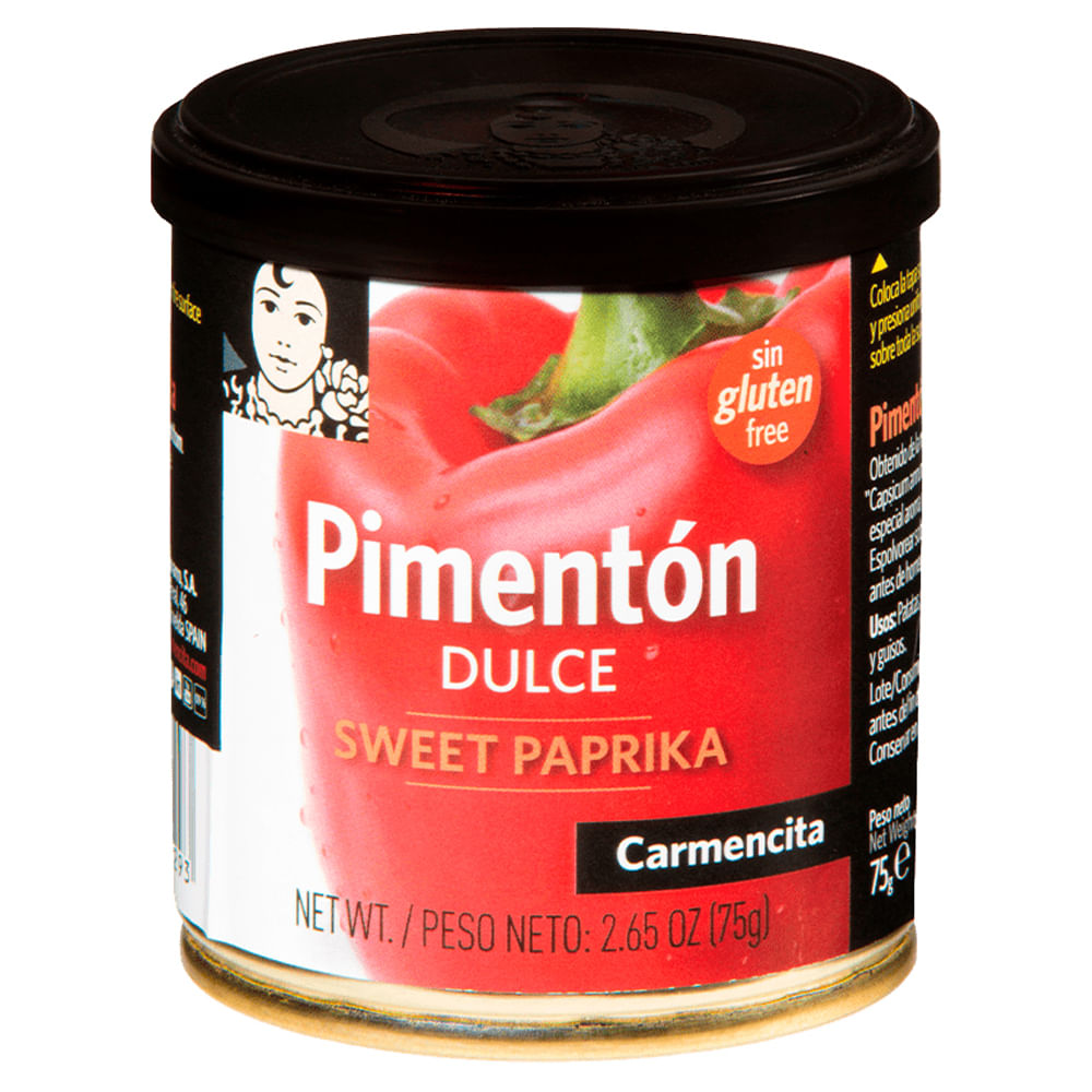 PIMENTÃO DOCE EM PÓ PAPRIKA CARMENCITA 75G - redemix