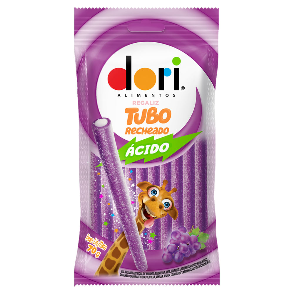 GOMA TUBO DORI UVA 70G - redemix