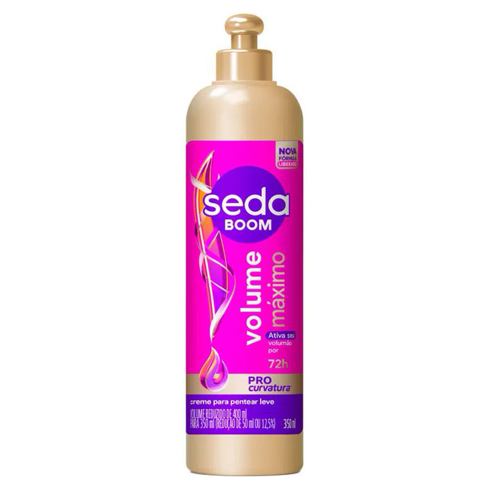 CREME DE PENTEAR SEDA PRO CURVATURA BOOM VOLUME MÁXIMO 350ML - redemix