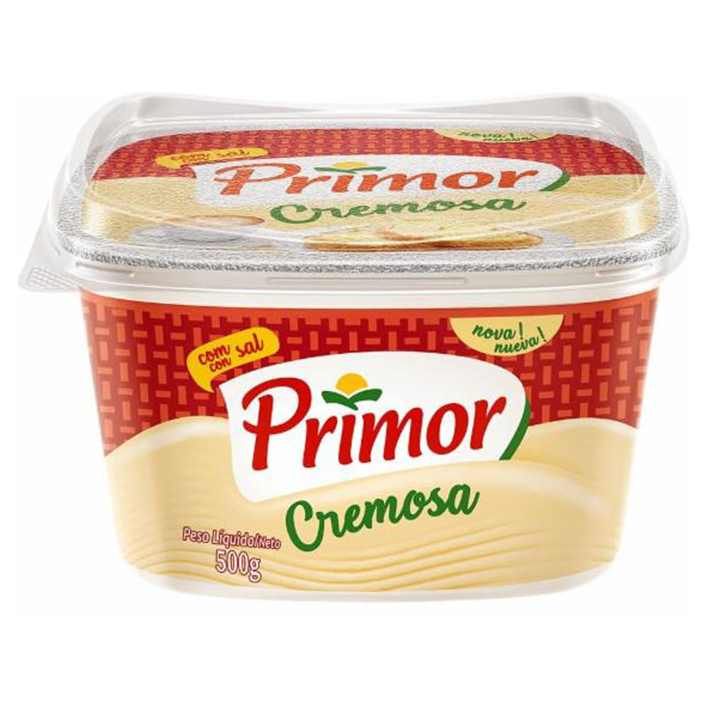 MARGARINA PRIMOR TODO DIA COM SAL 500G - redemix
