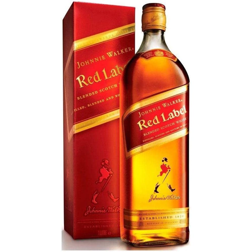 WHISKY JOHNNIE WALKER RED LABEL 1L - redemix