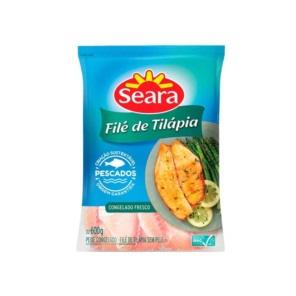 FILE DE TILAPIA SEARA IQF 600G - redemix