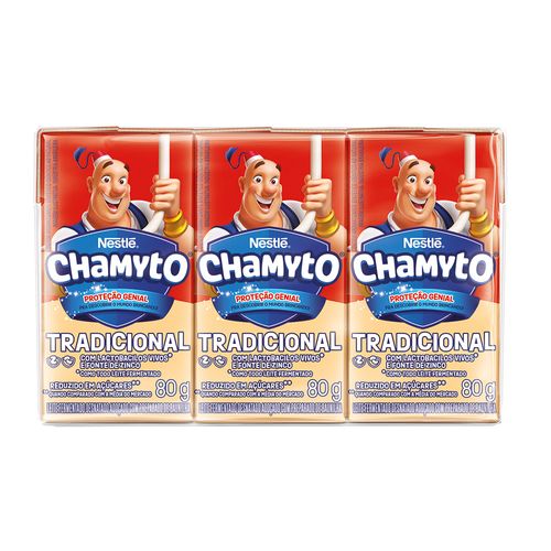 LEITE FERMENTADO CHAMYTO TRADICIONAL 480G - redemix