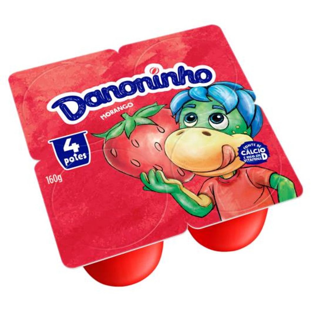 PETIT SUISSE DANONINHO MORANGO 160G - redemix