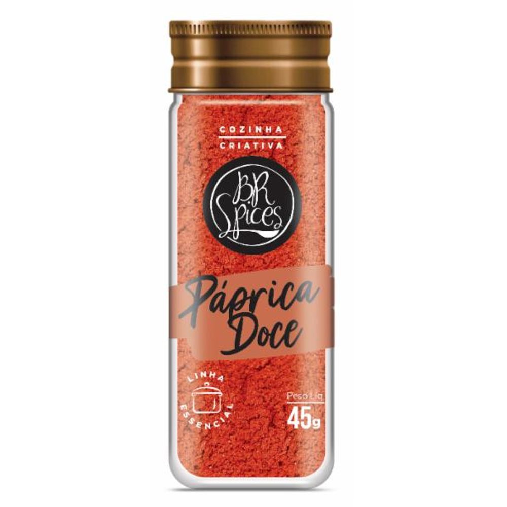 TEMPERO BR SPICES PAPRICA DOCE VIDRO 35G - redemix