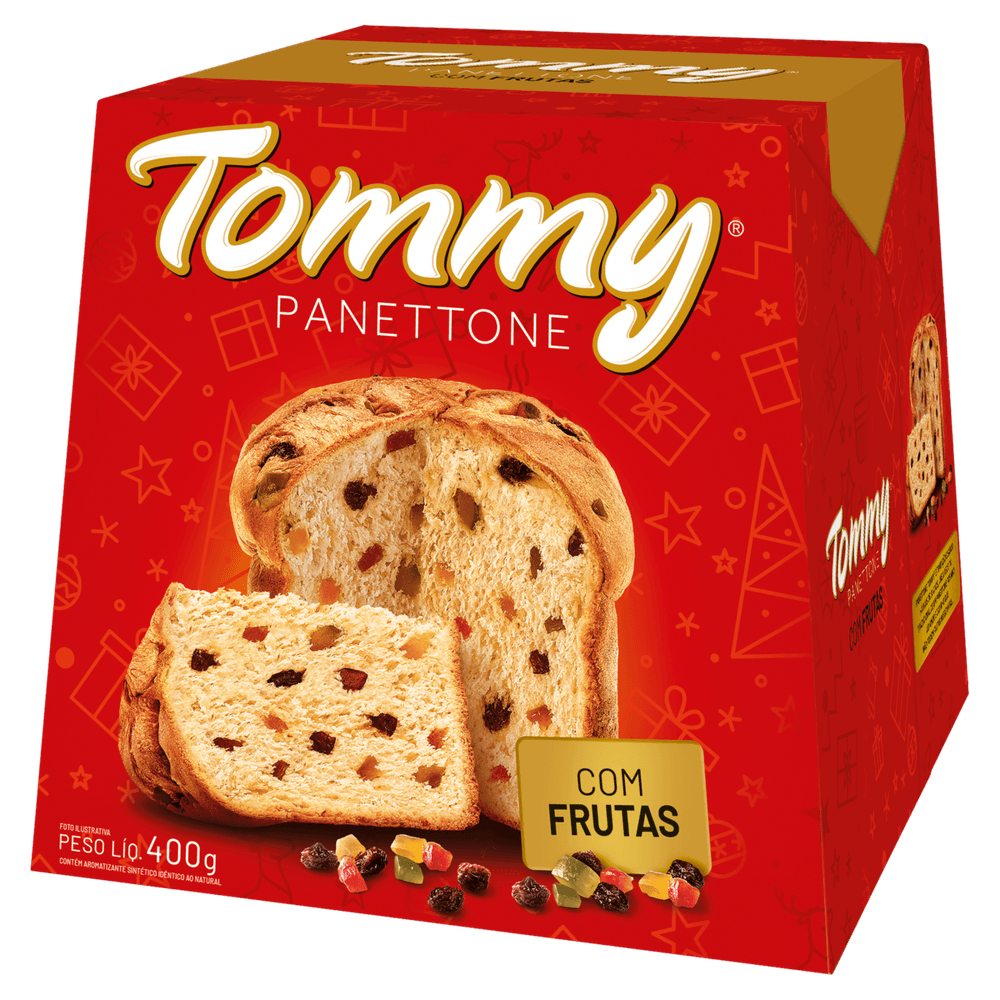 PANETTONE FRUTAS TOMMY 400G - redemix
