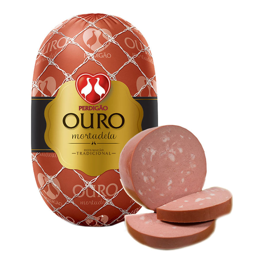 Mortadela Defumada Ouro Perdigao Pedaco 1 PedaÇo 500g Redemix