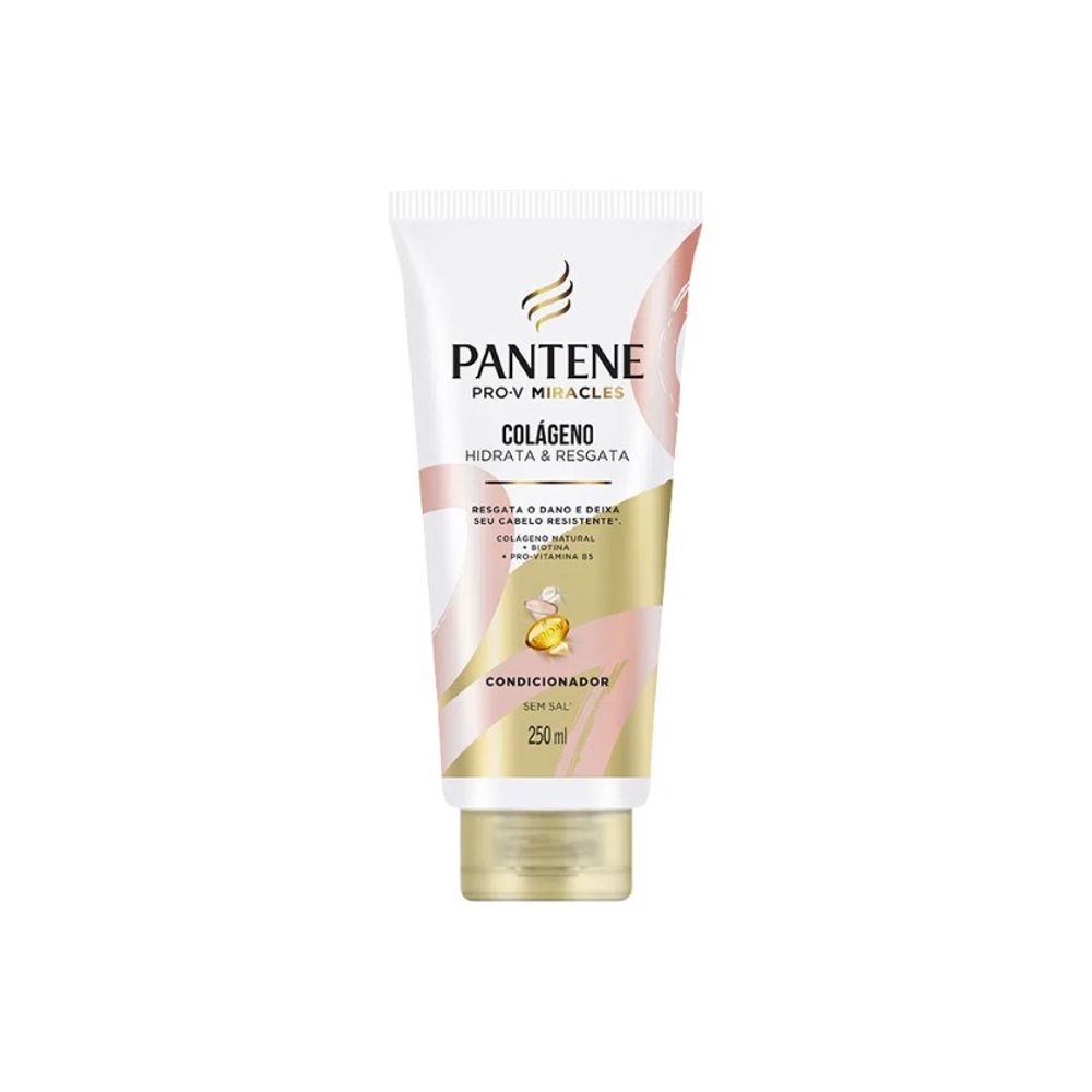 CONDICIONADOR PANTENE PROV MIRACLES COLAGENO HIDRATA & RESGATA 250ML - redemix