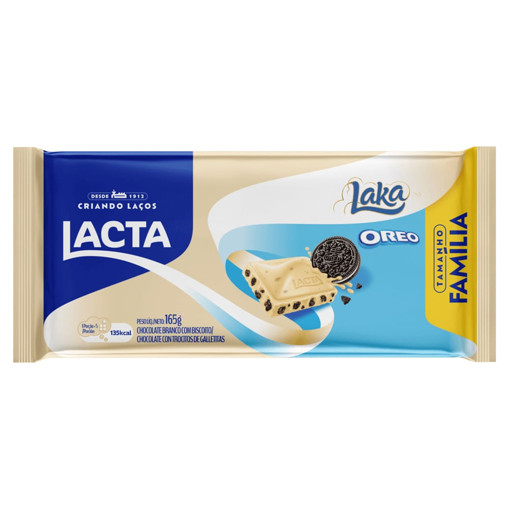 CHOCOLATE LACTA LAKA OREO 165G - redemix