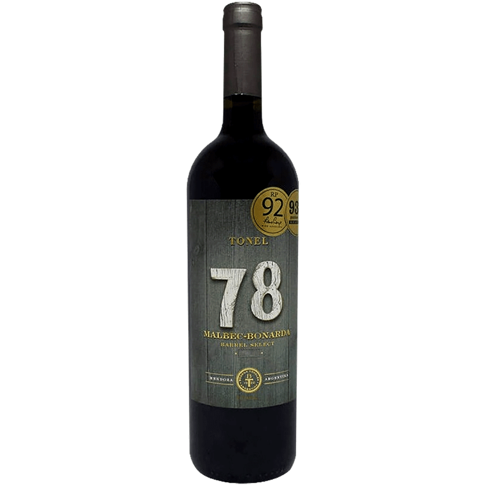 VINHO TINTO ARGENTINO TONEL 78 MALBEC BONARDA 750ML - redemix
