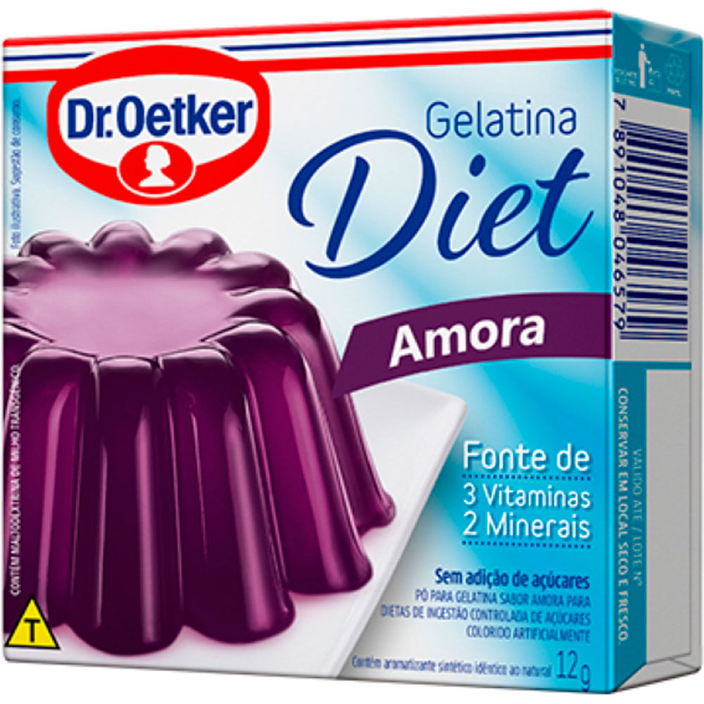 GELATINA OETKER DIET AMORA 12G - redemix
