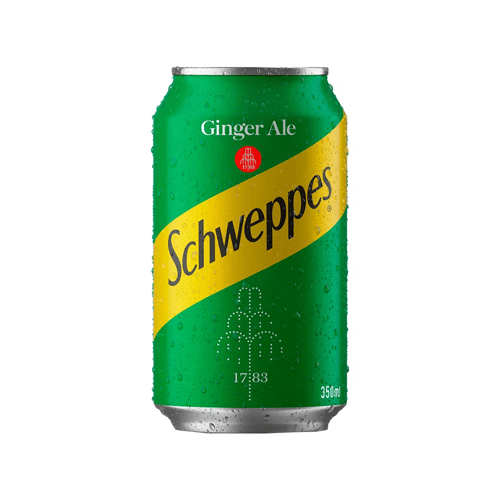 REFRIGERANTE SCHWEPPES GINGER ALE 350ML - redemix
