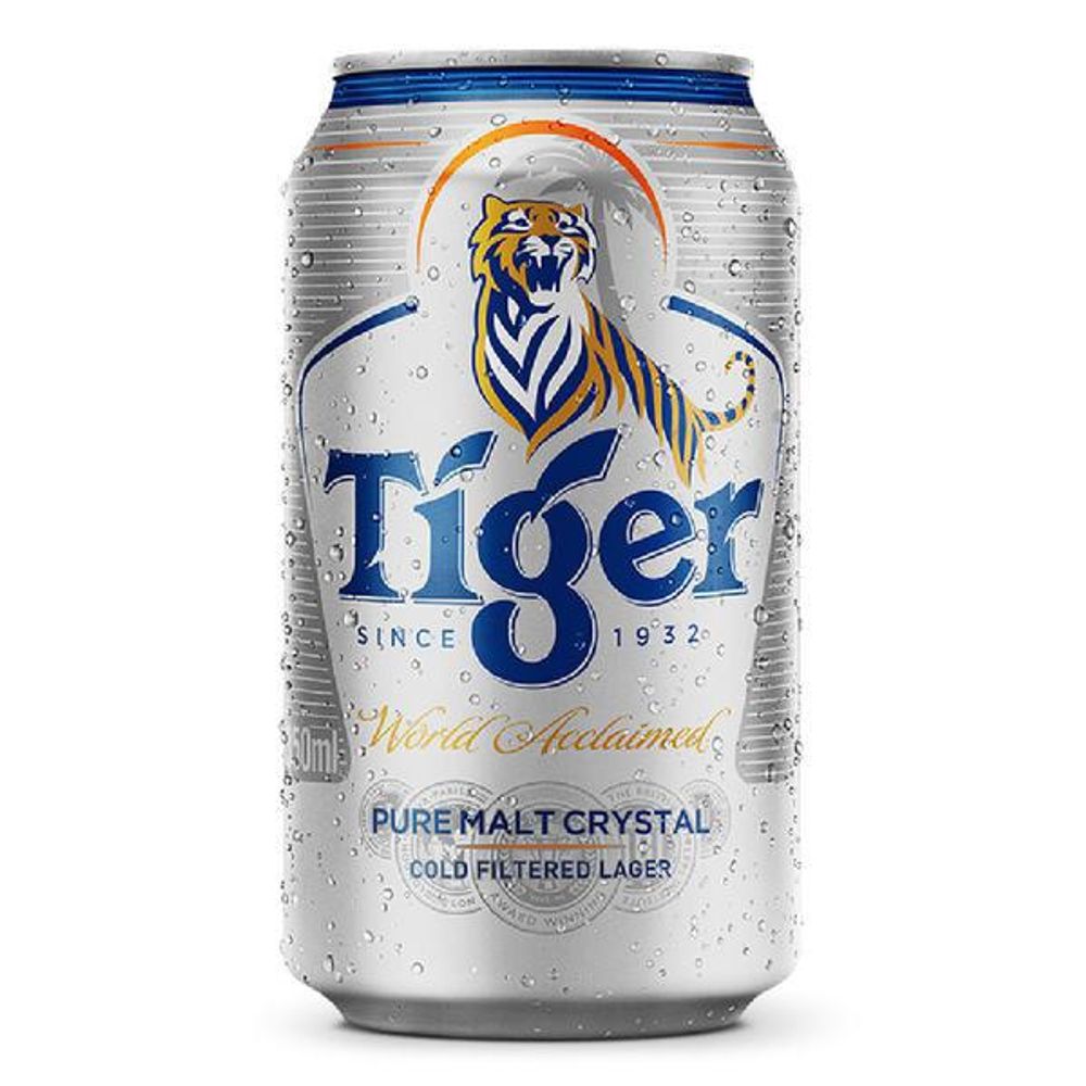 CERVEJA TIGER SLEEK PURO MALTE LATA 350ML - redemix