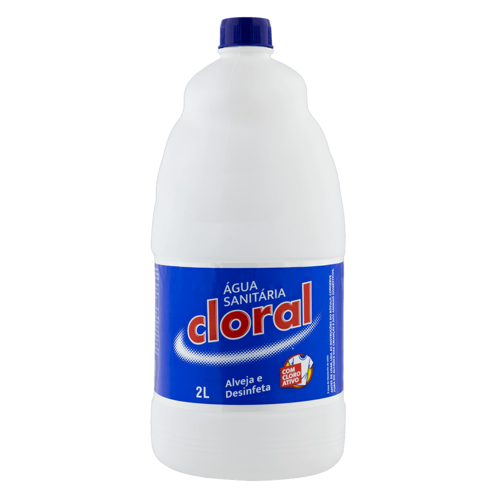 AGUA SANITARIA CLORAL 2L - redemix