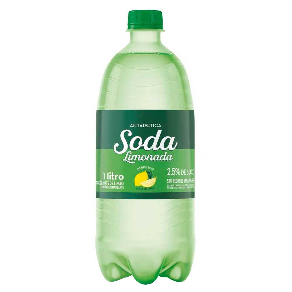 REFRIGERANTE ANTARCTICA SODA LIMONADA 1L - redemix