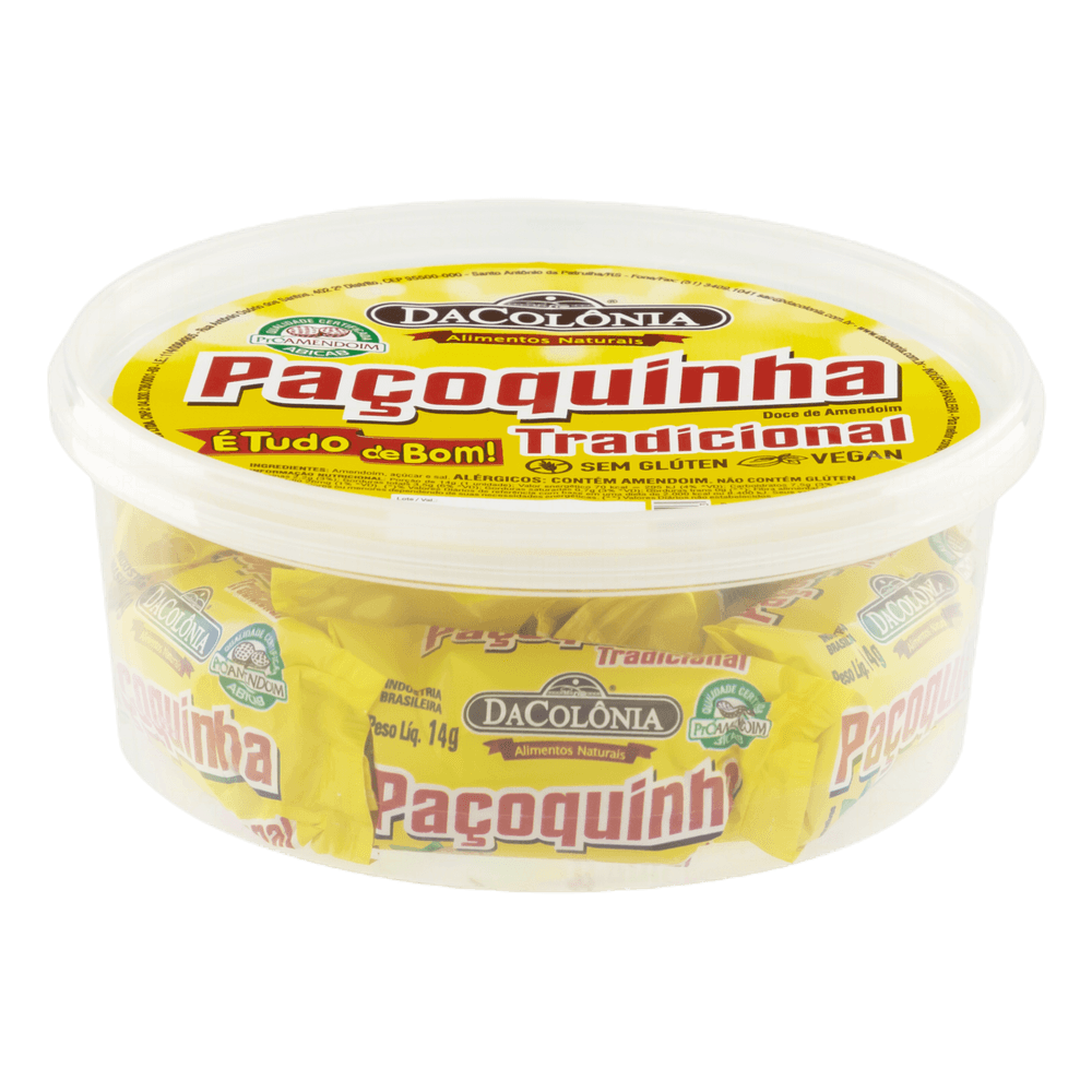 PACOCA ROLHA DA COLONIA TRADICIONAL 140G - redemix