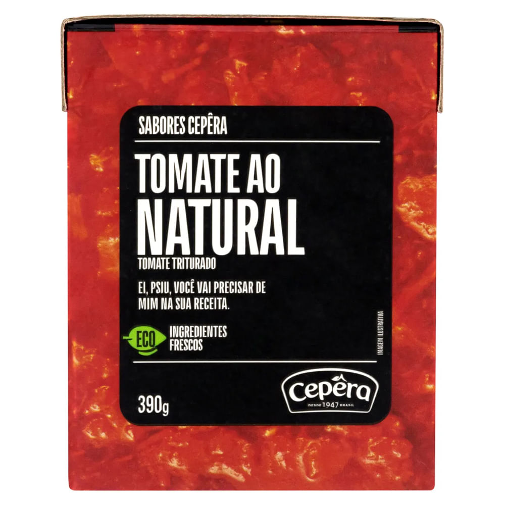 MOLHO TOMATE CEPERA NATURAL 390G - redemix