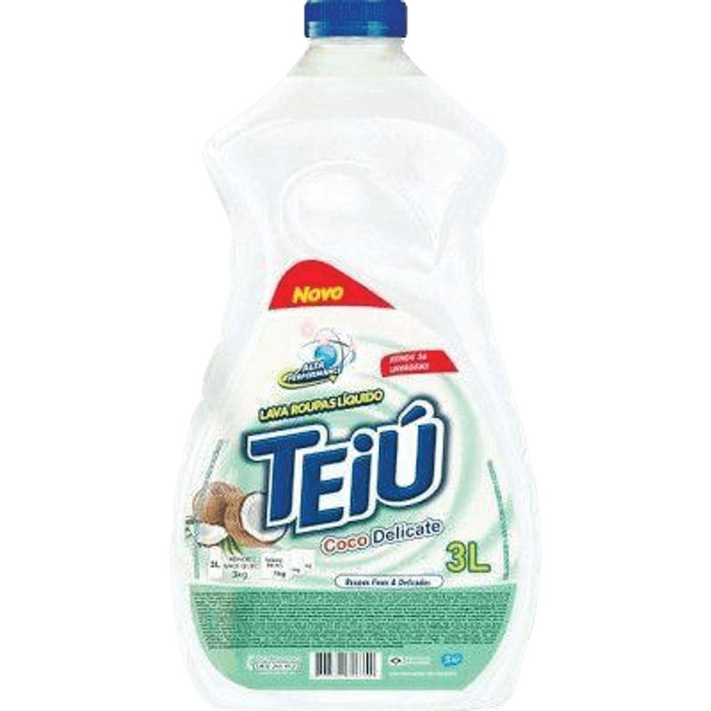 LAVA ROUPAS LIQUIDO TEIU COCO DELICATE 3L - redemix